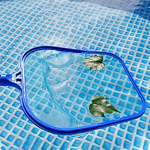 8 Pieces Hot Tub Accessories, Swimming Pool Cleaning Kit Spa Maintenance Supplies Contain Skimmer Net, Scrubbing Brush and Sponge Brush Turtle Oil Absorbing Sponge, with a Pair of Gloves