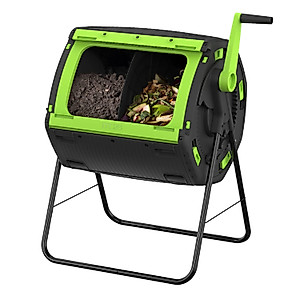 Maze RSI- 48 Gallon Geared Two Compartment Compost Tumbler