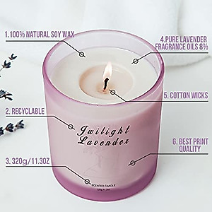 3 Pack Candles, Sage Candles for Home Scented, 36 OZ Aromatherapy Candles Gifts for Women, 210 Hour Long Lasting Jar Candles for Mothers Day Gifts Birthday Mom Thanksgiving Day Present