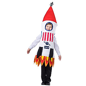 Dress Up America Rocketship Costume for Kids - Space Shuttle Costume - Spaceship Dress Up (T4/S)