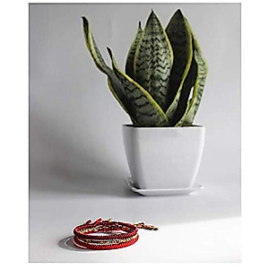 COLORFUL BLING Chinese Lucky Red String Bracelet Tibetan Buddhist Prayer Handmade Yoga Prayer Rope Mala Bracelet Adjustable Size Lucky New Year Jewelry Gifts for Women - 3pcs/set