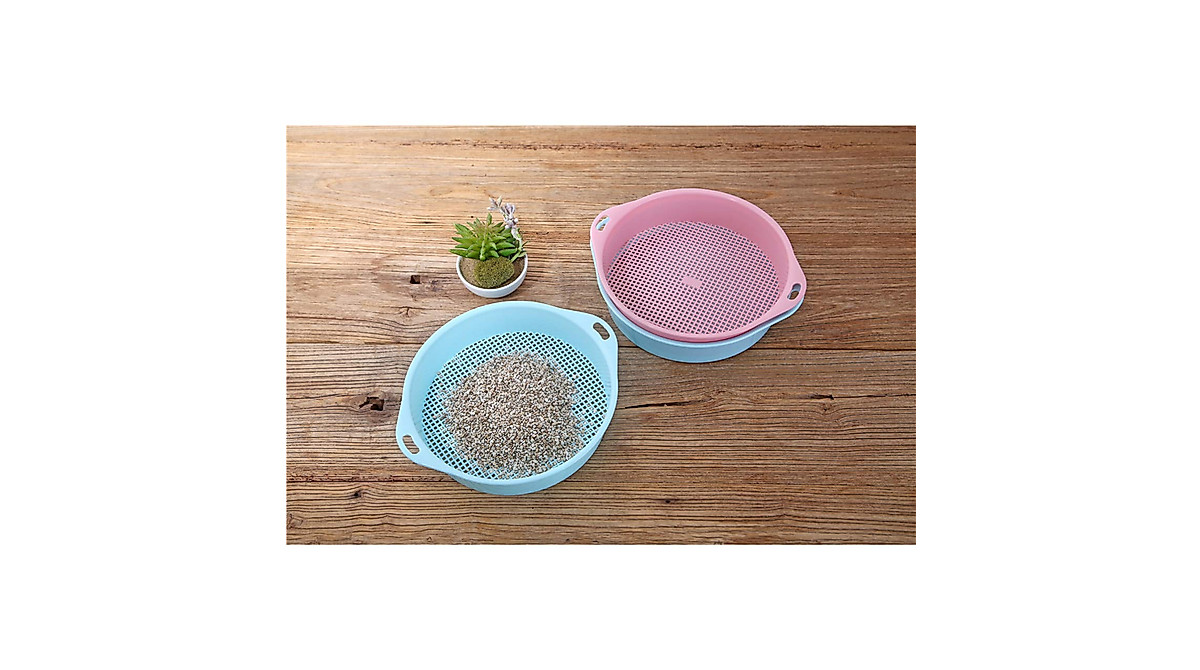 Pink Garden Sieve for Soil & Gravel – Buy Now!