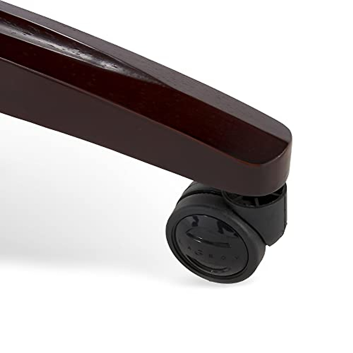 La-Z-Boy Bellamy Bonded Leather Executive Office Chair with Memory Foam Cushions, Brown