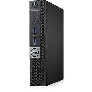 Dell OptiPlex 3040 Micro Business Desktop PC, Intel Quad Core i5-6500T up to 3.1GHz, 16G DDR3L, 500G, WiFi, BT 4.0, Windows 10 Pro 64 Bit-Multi-Language Supports English/Spanish/French(Renewed)