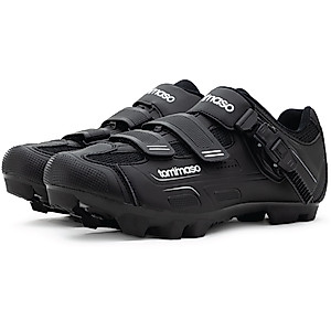 Tommaso Montagna 200 Mens Mountain Biking Shoes—Indoor Cycling Shoes Men—Mountain Bike Shoes for SPD—Mountain Bike Shoes Men—SPD Cycling Shoes—Gravel Bike Shoes—Ride Concepts MTB Shoes- 43 (US-10)