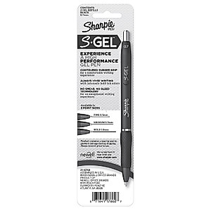 Sharpie S-Gel Pen Refill - 0.7mm Medium Point - Black Ink (2096168)