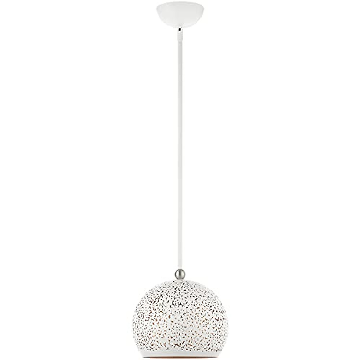 Livex Lighting 49181-03 1 Light White Pendant