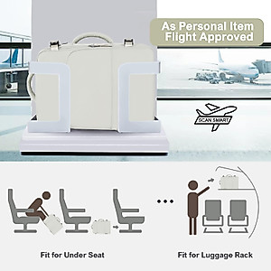 Sinaliy Travel Backpack for Women, Carry On Backpack Flight Approved, Personal Item Travel Bag with USB Charging Port, Casual Daypack College Bag Suitcase Backpack for Weekend, Fit 16 Inch Laptop