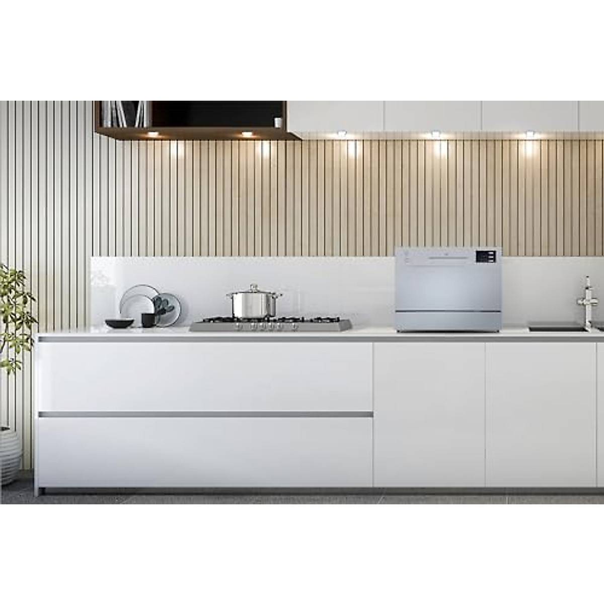 SPT SD-2225DSA Energy Star Countertop Dishwasher with Delay Start & LED – Silver