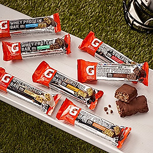 Gatorade Whey Protein Recover Bars, Chocolate Chip, 2.8 ounce bars (12 Count)