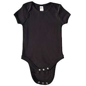 Earth Elements Baby Short Sleeve Bodysuit 12-18 Months Black
