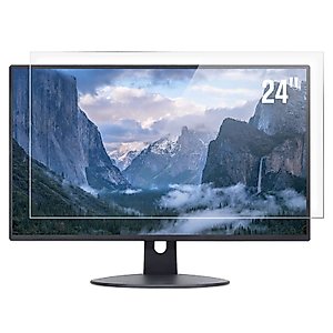 F FORITO 2-Pack 24 inch Anti Glare Computer Screen Protector, Matte Computer Screen Cover Compatible with 24" Sceptre/HP/KOORUI/Dell/ViewSonic/BenQ/LG/SAMSUNG/ASUS Desktop with 16:9 Aspect Ratio