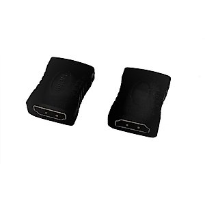 E-LinkMore Hdmi Adapter Female to Female Extension Cable Connector Full HD 4K@60Hz 2PCS