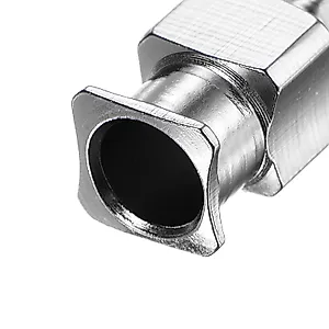 HARFINGTON 12pcs 16Gauge Stainless Steel Dispensing Needles, 1" All Metal Glue Needle Tube Blunt Tips Luer Lock for Thick Liquids, Ink, Glue, Lab Use