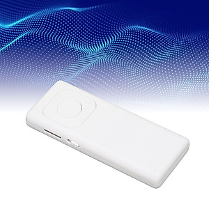 Lossless MP3 Player Support 64G Memory Card, Portable Mini Music Player with Earphone, Digital Walkman Music Player for Study Work (White)