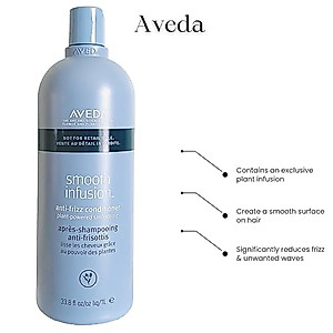 Aveda Smooth Infusion Anti-Frizz Conditioner To Smooths & Softens Frizzy Hair 33.8 oz