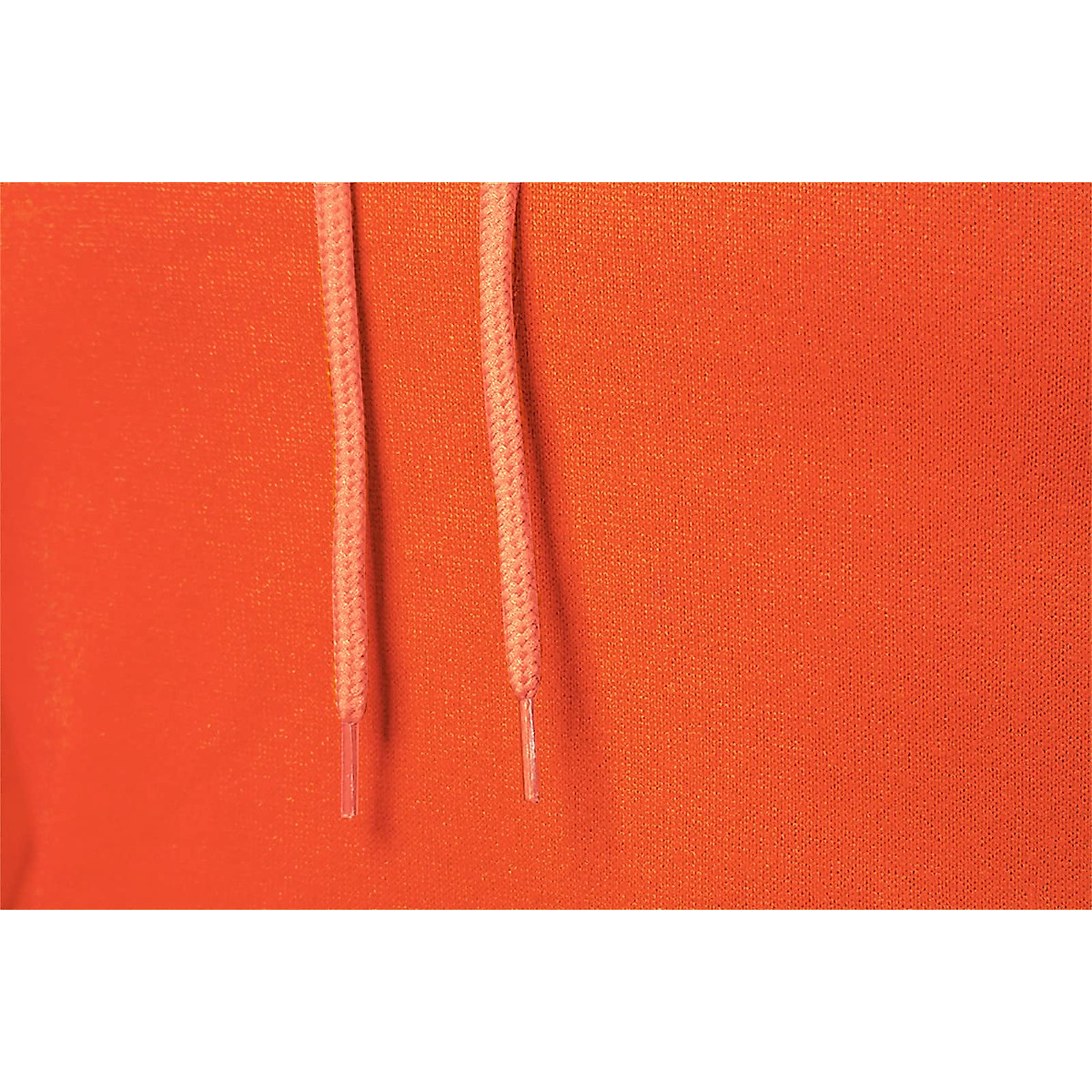 Maiyifu-GJ Men's Casual Solid Pullover Hoodies Long Sleeves Gym Hooded Sweatshirt Lightweight Drawstring Athletic Hoodie (Orange,Large)