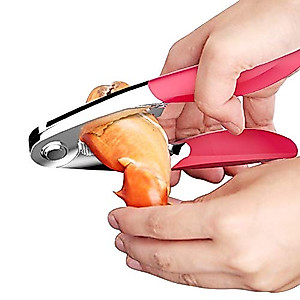 Maine Man Spring-Action Lobster Cracker, Chrome-Plated Zinc Alloy and Silicone