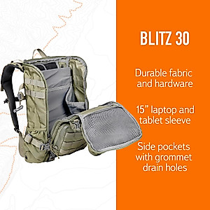 Mystery Ranch Blitz 30 Backpack - Tactical Daypack Molle Hiking Packs, 30L, L/XL,Forest