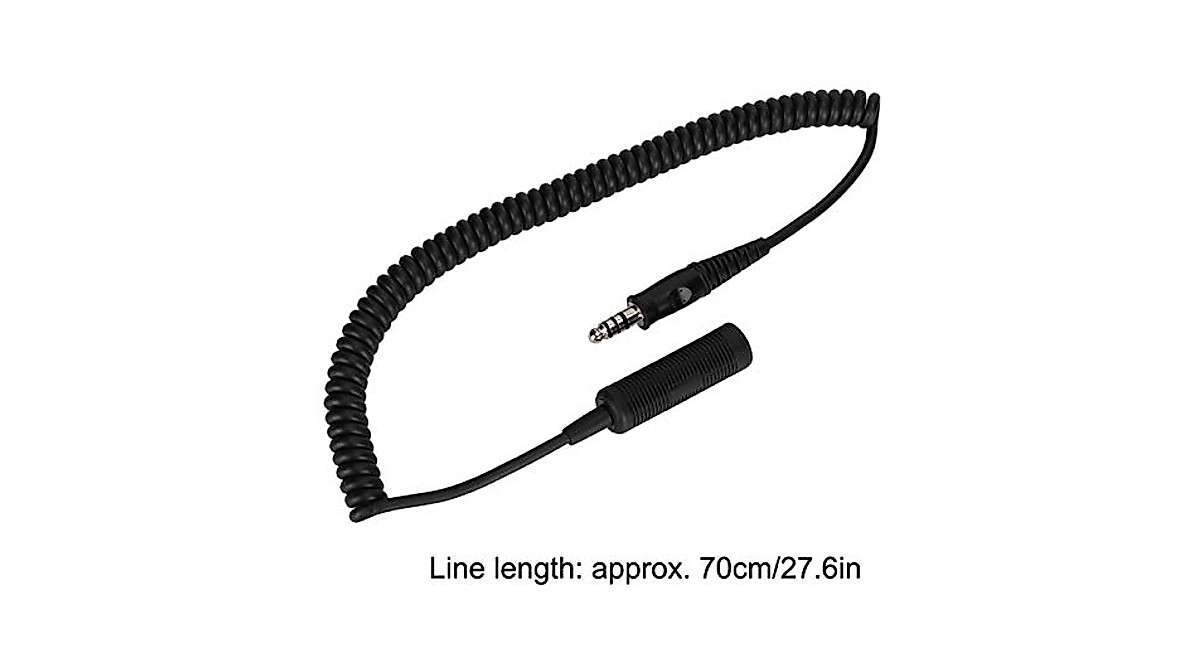 Demeras Headphone Extension Cable for Military Use