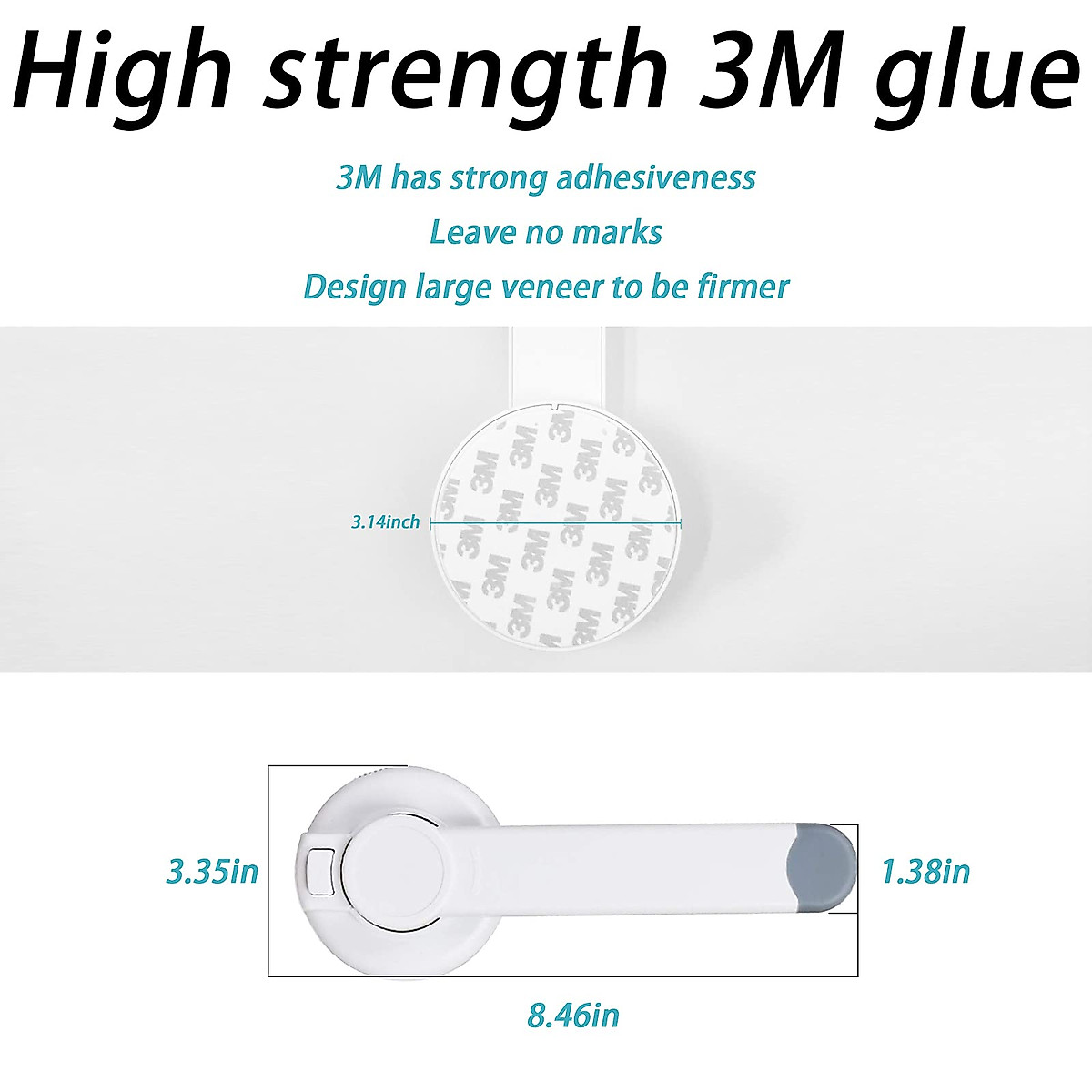 HAO JIE HAOJIE closestool lid safety lock There are two products in one package that cant be opened by children It doesnt need to use any tools and is easy to operate It is suitable
