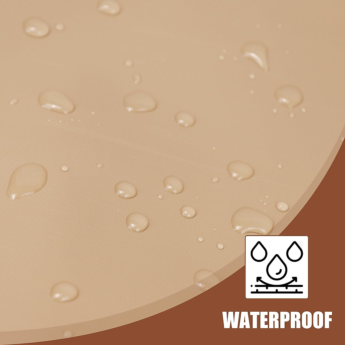 BJADE'S Window AC Cover Compatible with Midea U-Shaped Window Air Conditioner Unit,Heavy-Duty,Waterproof 600D Polyester Outdoor AC Covers,Dustproof & Windproof Outside Window AC Protection Cover