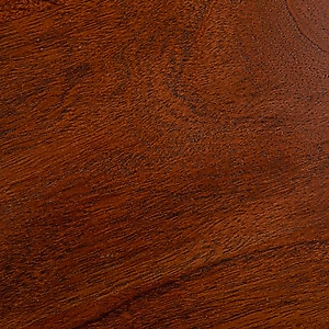 Creative Co-Op Ergo Pedestal Cocktail Side Table, Dark Chestnut