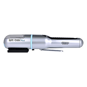 Split-Ender Mini - The Original Cordless Split End Hair Trimmer Automatic 3 AAA Battery Home Care Clipper 2-in-1 for Dry Damaged Splitting Broken Brittle Straight Curly Frizzy Beauty Styling - Blue
