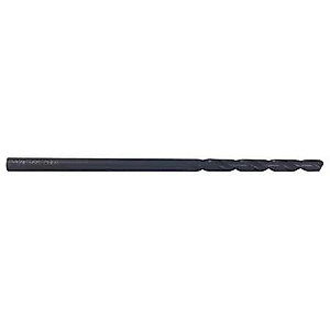 Aircraft Drill, 1/2x12 in, HSS, Blk Oxide