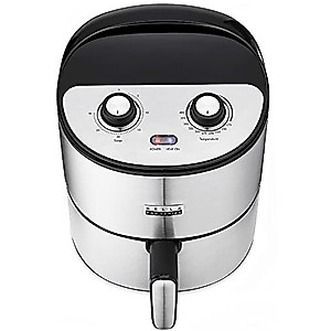 Bella Pro Series 4.3-qt Analog Air Fryer Stainless Steel