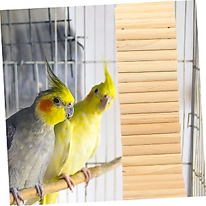 FUOYLOO Ladder Fence Wooden Suspension Bridge Guinea Pig Wooden Rat Bendable Ladder Hamster Wooden Ladder Climbing Ladder Climbing Toys Hedgehog Separating Fence Small Animals Ornaments