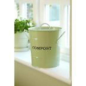 Exaco Trading Co CPBG01 2-in-1 Soft Green Kitchen Compost Bucket