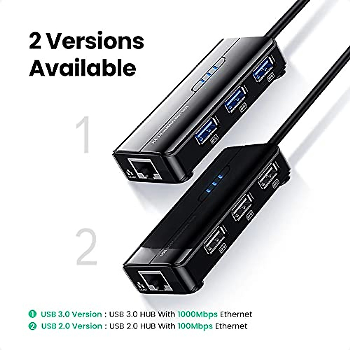 N/A USB Ethernet USB 3.0 2.0 to RJ45 USB HUB for Computer Set-Top Box Ethernet Adapter Network Card USB