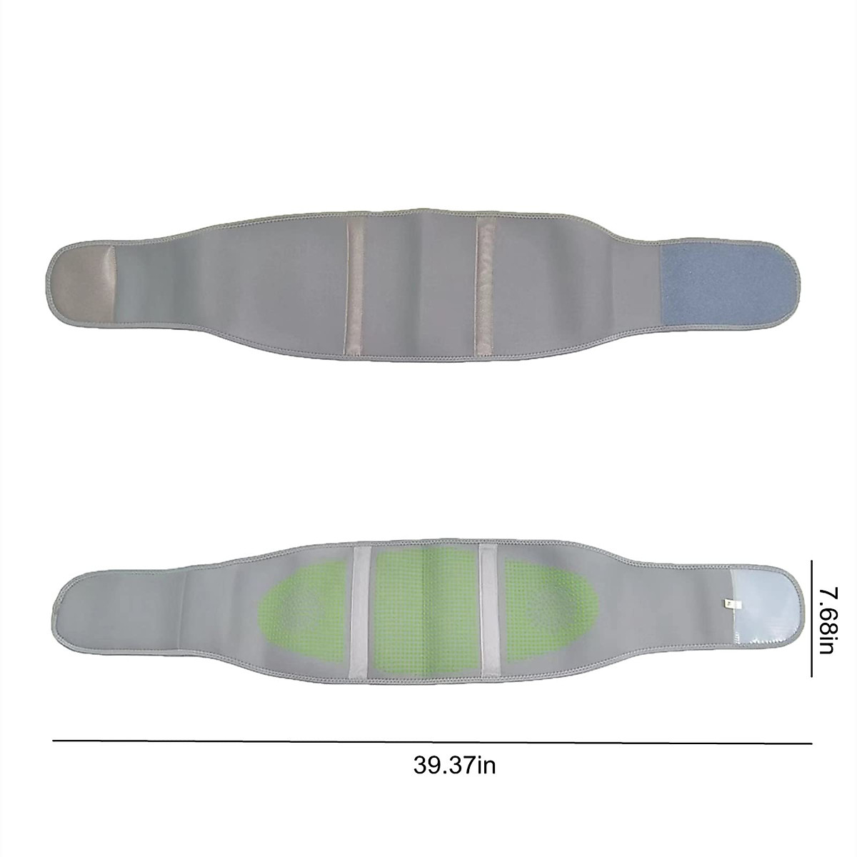 Self-Heating Wormwood Waist Belt, Natural Herbs Mugwort Lumbar Belt Moxibustion Heating for Back & Spine Pain Relief, Breathable Back Support Belt with Heating Pad for Men & Women Lumbar Support