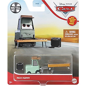 Disney Cars Toys Rich Hurry, Miniature, Collectible Racecar Automobile Toys Based on Cars Toys Movies, for Kids Age 3 and Older, Multicolor