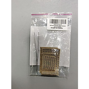 18 Sheets Small Letter Stickers for Resin,Mini Gold/Silver Letter Stickers Metallic Alphabet Number Stickers for Nail Art Epoxy Resin Crafts,Glitter Self Adhesive DIY Scrapbook Stickers with Tweezers