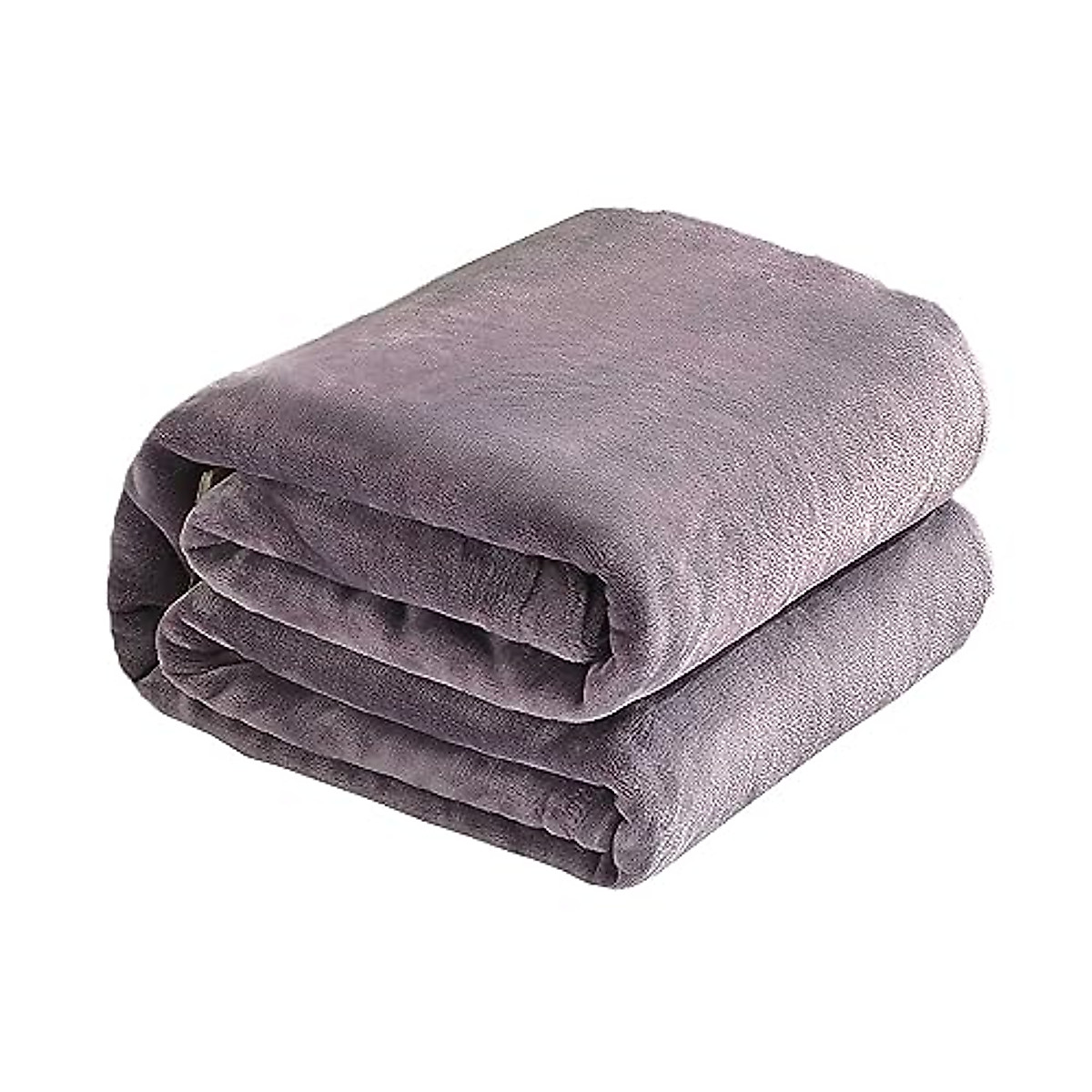 Kingole Flannel Fleece Microfiber Throw Blanket, Luxury Lavender Purple King Size Lightweight Cozy Couch Bed Super Soft and Warm Plush Solid Color 350GSM (108 x 90 inches)