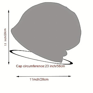 Jemis Skullies Beanies Thin Bonnet Cap Autumn Casual Beanies Hat (2 Pack)