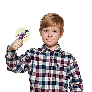 Zonon 10 Pcs Potty Training Stickers Dinosaur Toilet Target Sticker Reusable Potty Targets Color Changing Pee Target for Kid Training Use (Dinosaur)