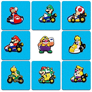 Lovelitlesix 25 40Pcs Game Shoe Decoration Charms for Sandals Decoration Cute Charms (25)