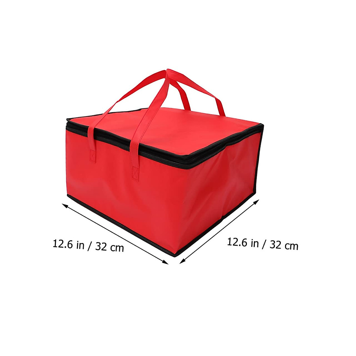 Anneome Insulation Camping Insulated Pizza Catering Supplies Insulated Grocery Thermal Lunch Food Transport Aluminum With Zipper Travel Warm Rice