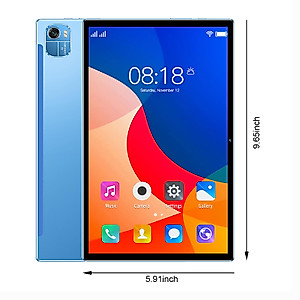 High Version 4+32G 10.1inch Tablet PC IPS HD Screen WiFi Bluetooth Voice Call Game Video Learning Tablet Android 10.0 System Dual SIM Dual Standby Full Netcom,Gift for Friends