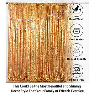 4FTx7FT-Gold-Sequin Backdrop Fabric Curtain Photo Backdrop Sequins Elegant Backdrops 4x7