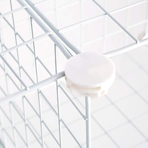 HOMIDEC Wire Cube Storage, Storage Shelves 9 Cube Bookshelf Bookcase Closet Organizer and Storage, Wire Storage Shelves Multi-Use DIY Storage Cube Shelf for Books, Toys, Clothes, Tools