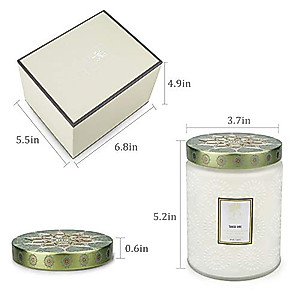 Candles, Lavender Candles Relief Scented Candle, 2 Pack 36oz Large Glass Jar Candles for Home Scented, 280 Hours Long Lasting Aromatherapy Soy Candle, Gifts for Women Mother and Friend