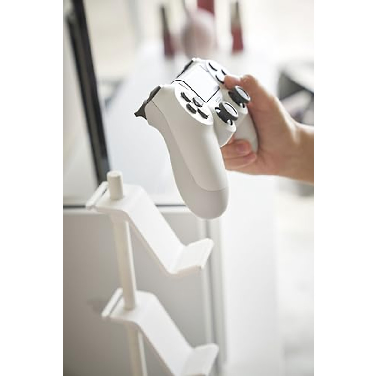 Yamazaki Home Smart Universal Adjustable Game Controller Stand/Controller Holder - Steel