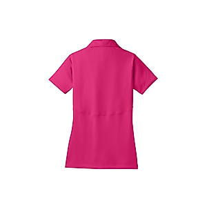 SPORT-TEK Women's Micropique Sport Wick Polo L Pink Raspberry