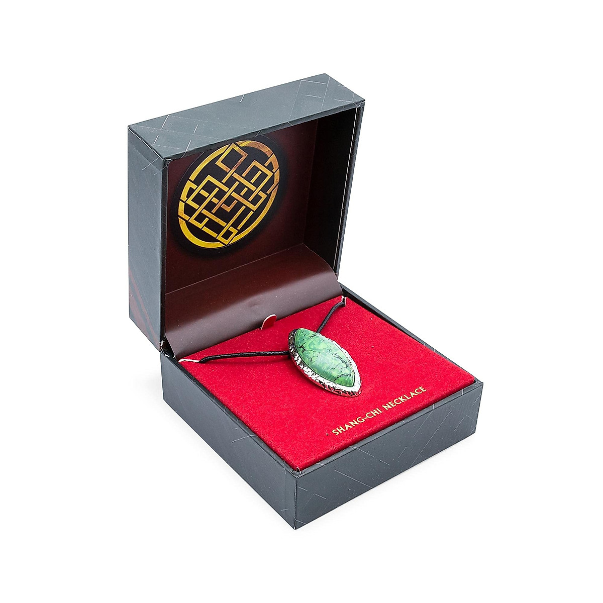 SalesOne LLC Marvel Studios Shang-Chi and the Legend of the Ten Rings Green Pendant Necklace Authentic Prop Replica, Cosplay Costume Accessories | MCU Superhero Comic Book Gifts And Collectibles