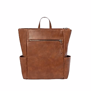 Freshly Picked Mini Minimal Diaper Bag Backpack, Amber