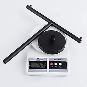 GERZWY Matte Black Hand Towel Holder Tree Rack Free Standing SUS 304 Stainless Steel Countertop Towel Ring DZY08-BK